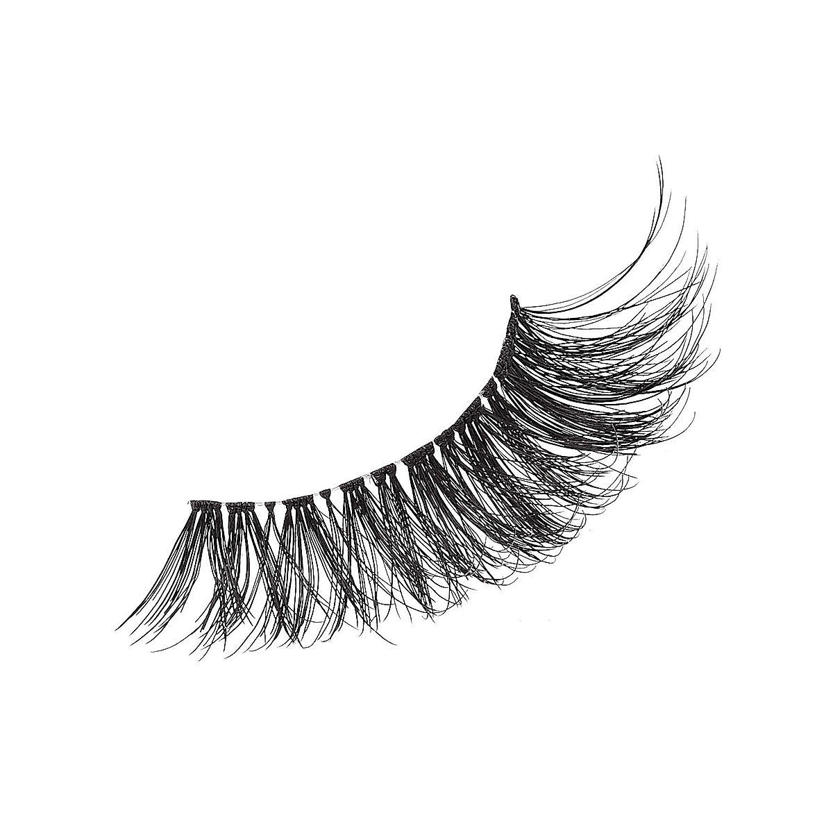 i-Envy Remy False Eyelashes 3D Collection, Invisible Band, 100% Human Hair Lashes (3 PACK)