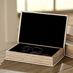 Signature Design by Ashley Jolina Box, Set of 3, 13"W x 8.7"D x 2.8"H, Gray