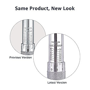 Amazon Basics 3/8-Inch Drive Click Torque Wrench - 15-80 ft.-lb, 20.4-108.5 Nm