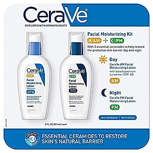 CeraVe Facial Moisturizing Lotion 3oz. AM/PM Bundle