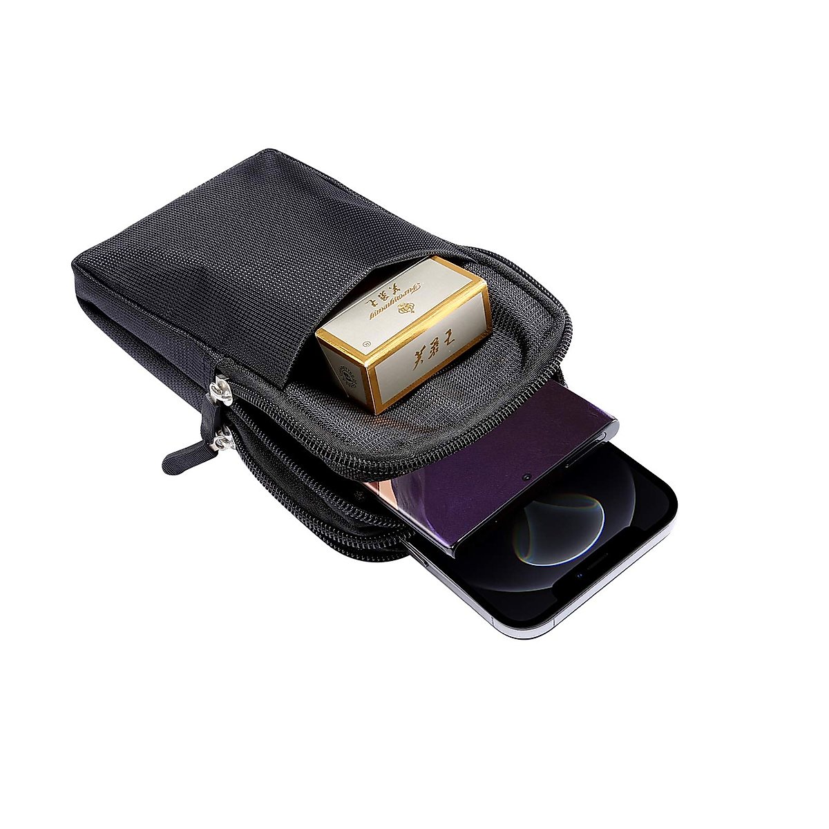 Scanner Holster Carrying Case Pouch for Zebra TC77, TC75, TC75x, TC72, TC70, TC70x, TC57, TC56, TC52, TC51, TC26, TC25, TC21, TC20, Handheld Barcode Touch Mobile Computer Holder Bag with Belt Loop