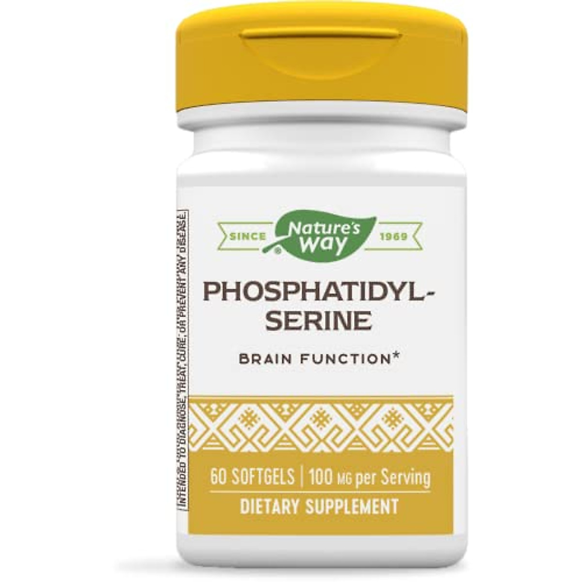 Nature’s Way Phosphatidylserine, For Brain Function*, 100 mg per Serving, 60 Softgels