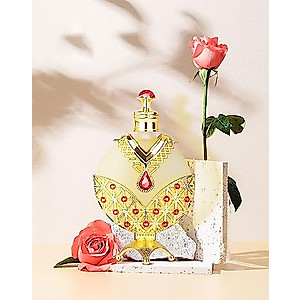 HUIBAO Gold Arabian Concentrated Perfume Oil, Arabic Perfume for Women, Arabian Perfume Oil- Long Lasting A Seductive Perfume Oil (12ml)