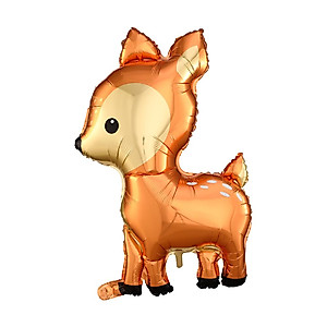 Woodland Animal Balloons Garland Arch,138Pcs Sage Green Brown Sand White Balloons for Baby Shower Kids' Woodland Animals Theme Birthday Party Supplies Decorations