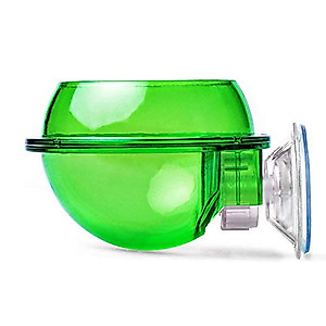 Suction Cup Reptile Feeder, Anti-Escape Reptile Food Bowl, Chameleon Bowl, Worm Live Fodder Container ,Translucent Home Pet Feeder Supplies Accessories for Tortoise Gecko Snakes Chameleon Iguana