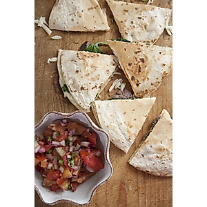 IMUSA USA CAR-52023 13.5" Nonstick Carbon Steel Small Round Comal with Metal Handles, Black