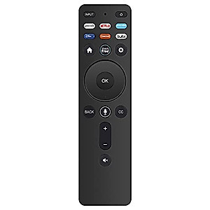 New Replacement Voice Remote Control XRT260 fit for Vizio V-Series and M-Series 4K HDR Smart TV with Shortcut App Keys Peacock Netflix PrimeVideo Disney+ Crackle TUBI Watchfree （Version 2）