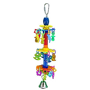 00943 Charmed Bird Toy Parrot Cage Toys Cages Parakeet Conure Cockatiel