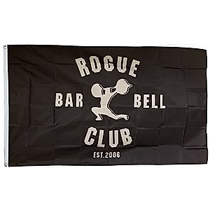 Daoops of Rogue Barbell Club Flag Black Gym Garage Fitness 3x5ft banner