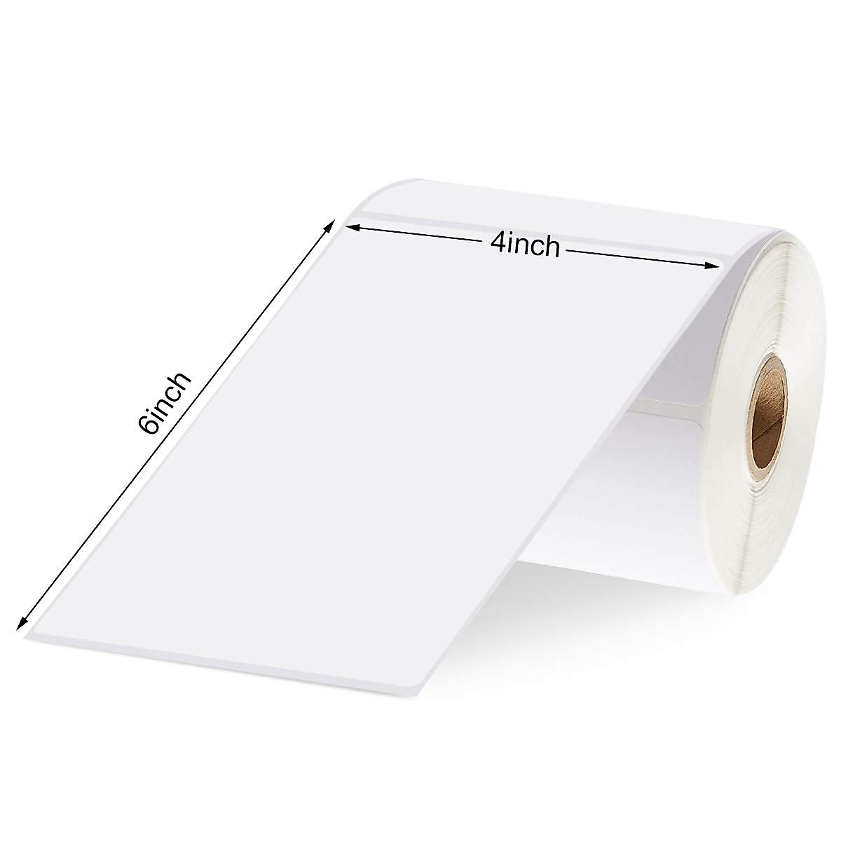 9527 Product 4x6 Direct Thermal Shipping Labels for Zebra 2844 ZP-450 ZP-500 ZP-505,Blank,450 Labels/Roll, 1" Core,Total 4 Rolls