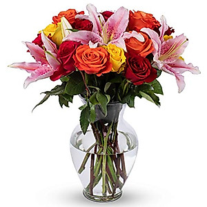 Benchmark Bouquets Big Blooms, With Vase (Fresh Cut Flowers)