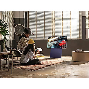 SAMSUNG 43" Class The Sero QLED LS05 Series TV - 4K UHD Quantum HDR Smart TV with Alexa Built-in (QN43LS05TAFXZA, 2020 Model)