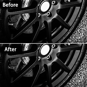 Osilly 12 Pcs Car Tire Valve Stem Cap Covers, Aluminum Alloy Air Caps Cover, Leak-Proof and Corrosion Resistant Auto Accessories, Universal Stem Cap for Trucks SUVs Motorcycles (Black)