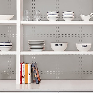 NuWallpaper NU2395 Tailored Peel & Stick Wallpaper, Grey