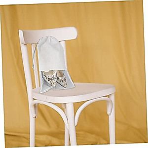 Shoe Bags 40 pcs Pouch Window White Transparent Closure Aging Proof Saving Storage Pouches Large Non- Portable- Women Fabric Woven Shoe Bag Clothes Ing Travel for Back Portable