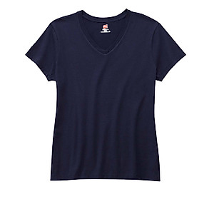 Hanes Womens Classic Athletic-t-shirts, Deep Navy, Large US