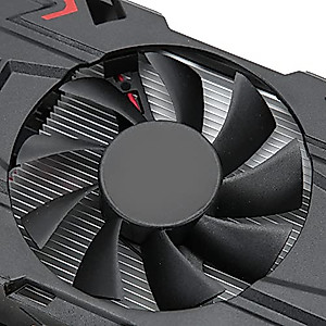 Yoidesu ATI HD6770 4GB Graphics Card, 4GB 128Bit DDR5 650MHz Computer PC Gaming Video Graphics Card GPU, Single Fan Low Profile Graphics Card, Computer Network Accessories