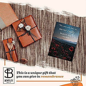 Bentley Seed Co. Remembrance - The Ones Who Love Us Never Really Leave Us - Seed Favor Packets - Gardening Gifts - Poppy Seeds for Planting - Garden or Indoor Plant Flowers - Growing Plants in Memory