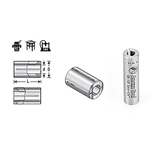 Amana Tool - RB-102 High Precision Steel Router Collet Reducer 1/4 Overall Dia x 1/8 Inner