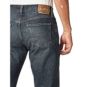 Signature by Levi Strauss & Co. Gold Label Men's Relaxed Fit Flex Jeans (Available in Big & Tall), Headlands, 42W x 32L