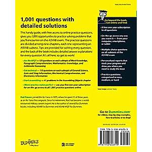 1,001 ASVAB Practice Questions For Dummies (+ Free Online Practice)