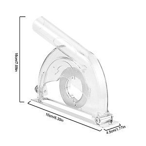 Professional Angle Grinder Guard, Grinding Cover Cutting Dust Shroud for 4-5" Angle Grinders and 3"/4"/5" Saw Blades Transparent