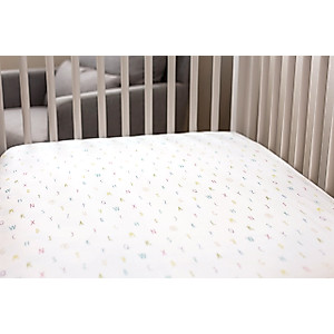 My Tiny Tot Baby Crib Sheets Boy or Girl (2 Pack) – Organic Cotton Fitted Crib Sheet Set for Baby Crib Mattress – Extra Soft, Premium Baby Nursery Bedding – Pink