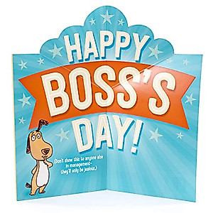 Hallmark Funny Boss's Day Card with Pop Up (Awesome Bosses)