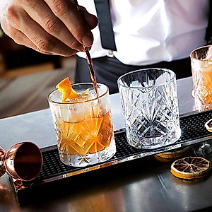 RCR Cristalleria Italiana Crystal Glass Drinkware Set (DOF Whiskey (10.5 oz) & Highball Tumbler (12.25 oz) - 12 Piece)