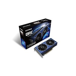 Sparkle Intel Arc A750 ORC OC Edition, 8GB GDDR6, ThermalSync, Torn Cooling, Axial Fan, Metal Backplate, SA750C-8GOC