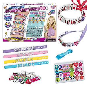Friendship Bracelet Making Kit 95+ Pcs for Girls,Arts and Crafts Gifts for 6 7 8 9 10 11 12 13 Years Old Girls DIY Christmas and Birthday Gifts Travel Activity Set
