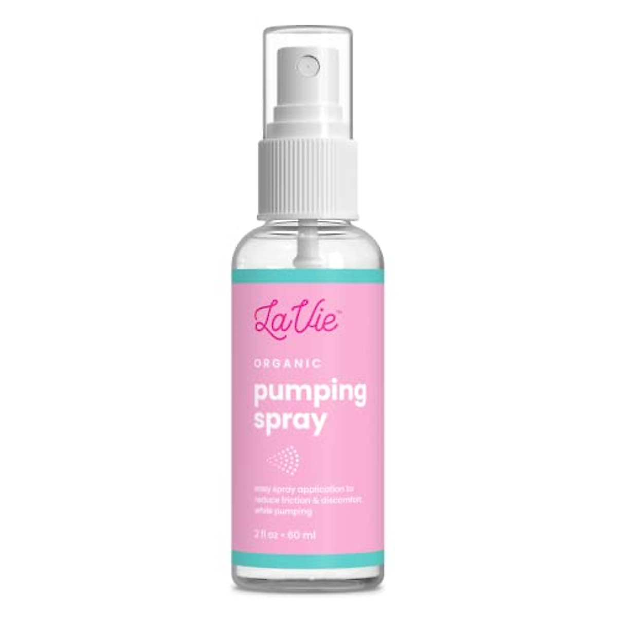 The LaVie 2oz Organic Pumping Spray with Pumping Bra for Handsfree Breastfeeding, Nursing or Pumping, Essential Support for Clogged Ducts, Mastitis, and Engorgement