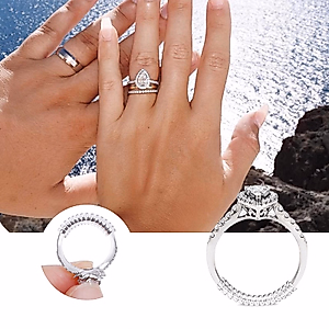 12 Pack Clear Ring Size Adjuster, 4 Sizes Ring Sizer for Different Band Width, Invisible Ring Guards for Loose Rings…