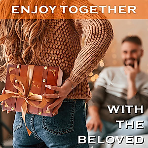 iEZZONE Cocktail Smoker Kit with Torch, Whiskey/Bourbon/Old Fashioned Smoker Kit with Torch,6 Flavor of Wood Chips,Orange/Apple/Oak/Cherry/Walnut/Mesquite,Birthday Gifts for Man,Husband,Dad(No Butane)