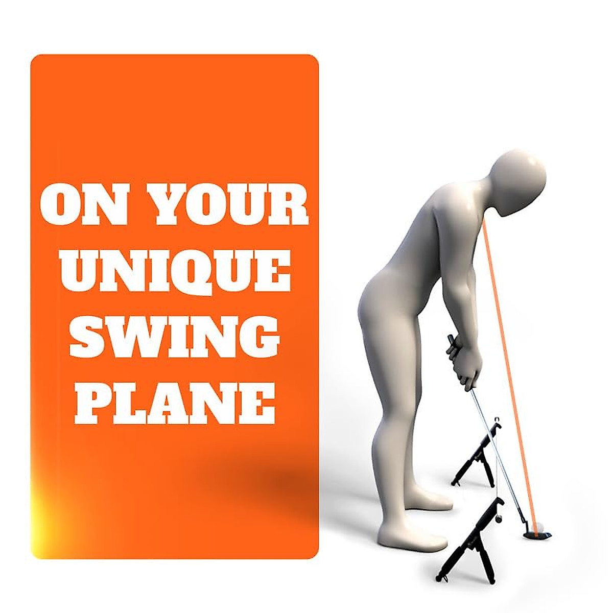 Frogger Golf Arc Angel Putting Training Aid - Helps Correct and Finds Your Proper Putting Stroke using a Pendulum Swing Plane