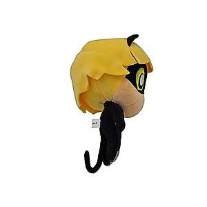 Miraculous Chibi Cat Noir Plush Toy from Tales of Ladybug and Cat Noir | 15cm Cat Noir Soft Toy | Super Soft and Cuddly Toys Bring Their Favourite TV Show to Life | Bandai