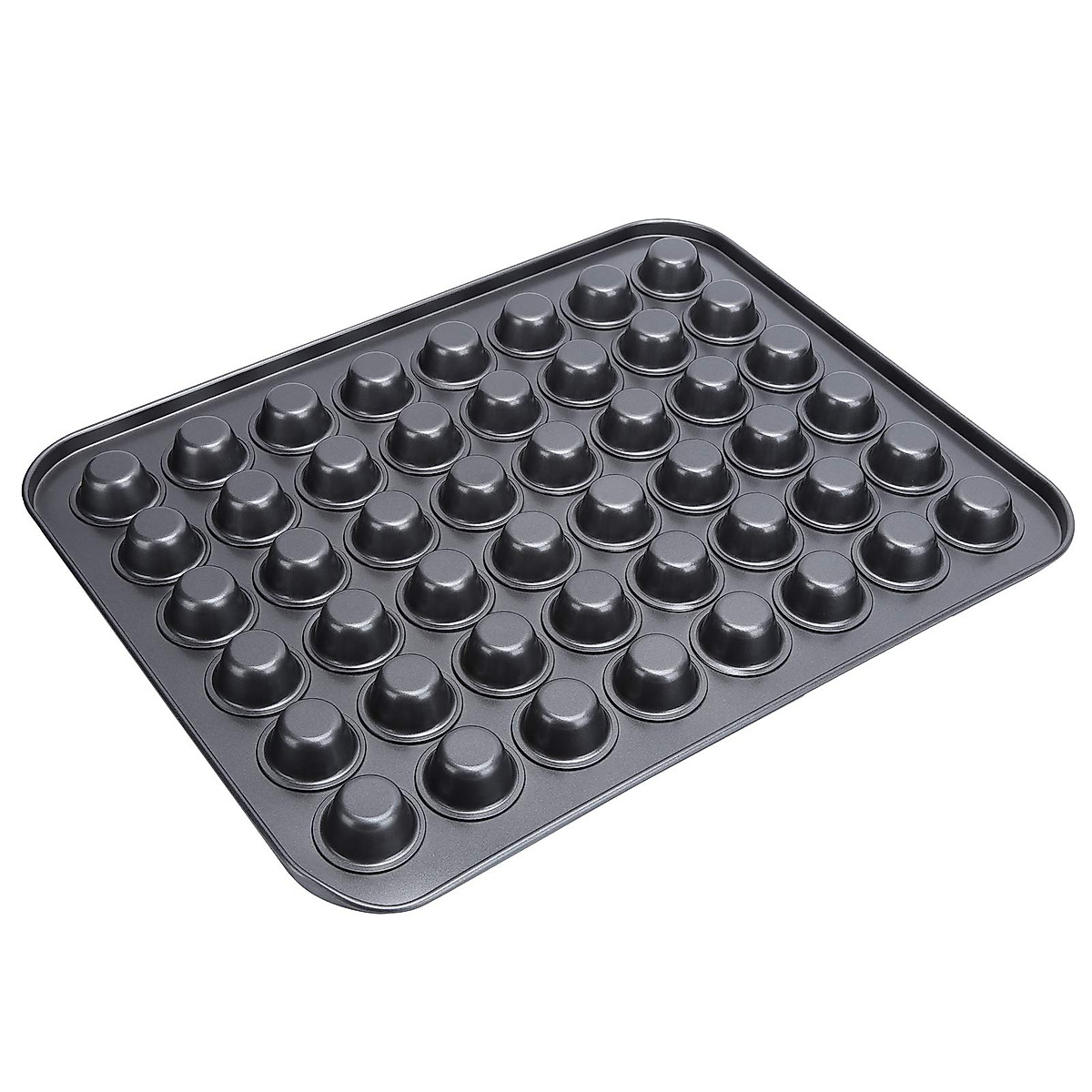 Cupcake Pan, 48‑Cup Non‑Stick Mini Round Cupcake Pan Tray Baking Mould Bakeware Cooking Accessory