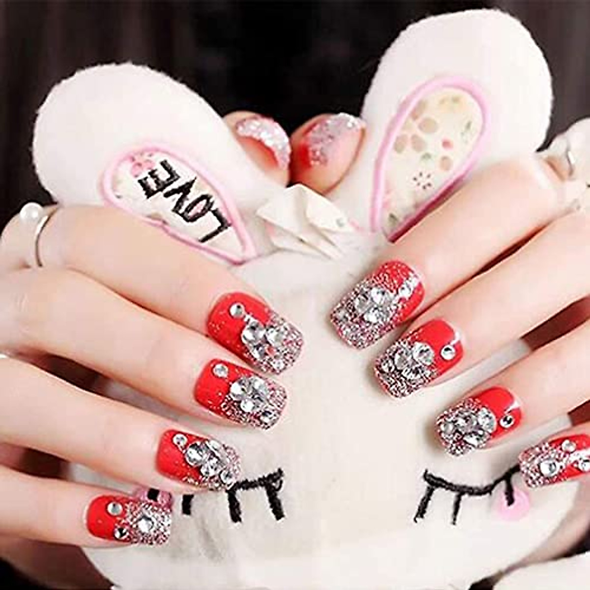 6 Sheets Eye Face Body Gems Jewels Rhinestone Temporary Tattoo Nail Art Stickers, Self Adhesive Crystal Rainbow Makeup Mobile PC Diamonds Face Stick Gems for Party Body Rhinestone