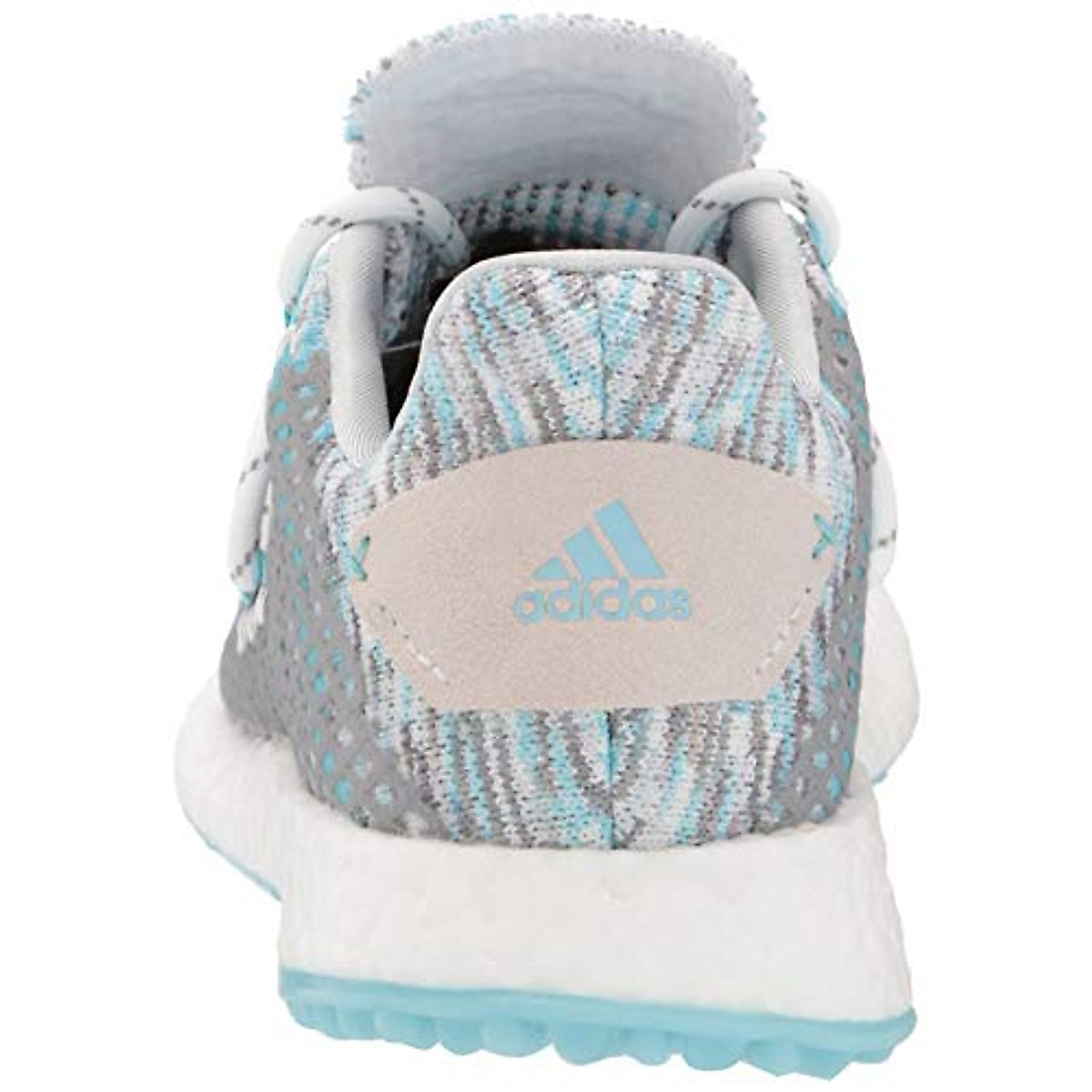 adidas Women's W Crossknit DPR Golf Shoe, White/Hazy Sky/Grey, 7.5 US