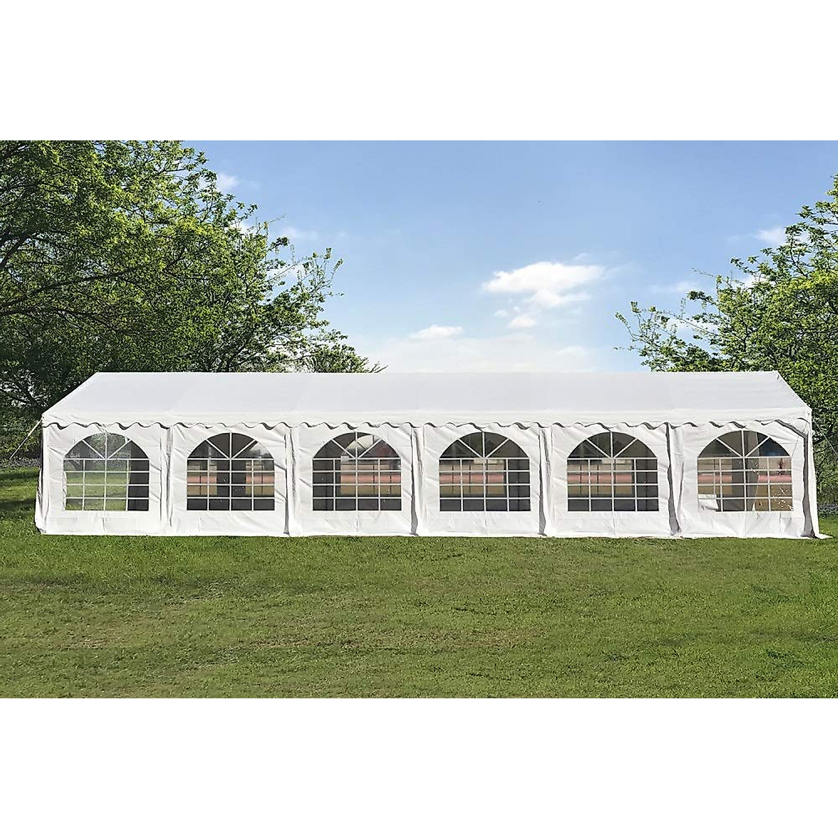 DELTA 40'x20' Budget PVC Party Tent, Tents for Parties, Large Outdoor Event Wedding Tent Canopy,Carpas para Fiestas with Waterproof Top