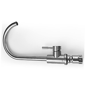 Faucets for Bath Sinks Vessel Faucet Vessel Sink Faucet Waterfall Spigot Bath Tub Faucet Stainless Steel Water Tap Kitchen Water Faucet Home Water Faucet Silver Container Tub