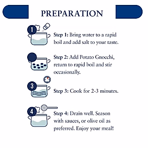 3 Pack, Gnocchi Potato, Product of Italy, Pasta Dumplings, Pasta di Patate, Cooks in 2-3 minutes, 3 x 1 lb, L'Oro Del Sud