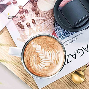 Handmade Barrel Beer Mug with Handle Travel Cup for Outdoor Home and Office 13 oz