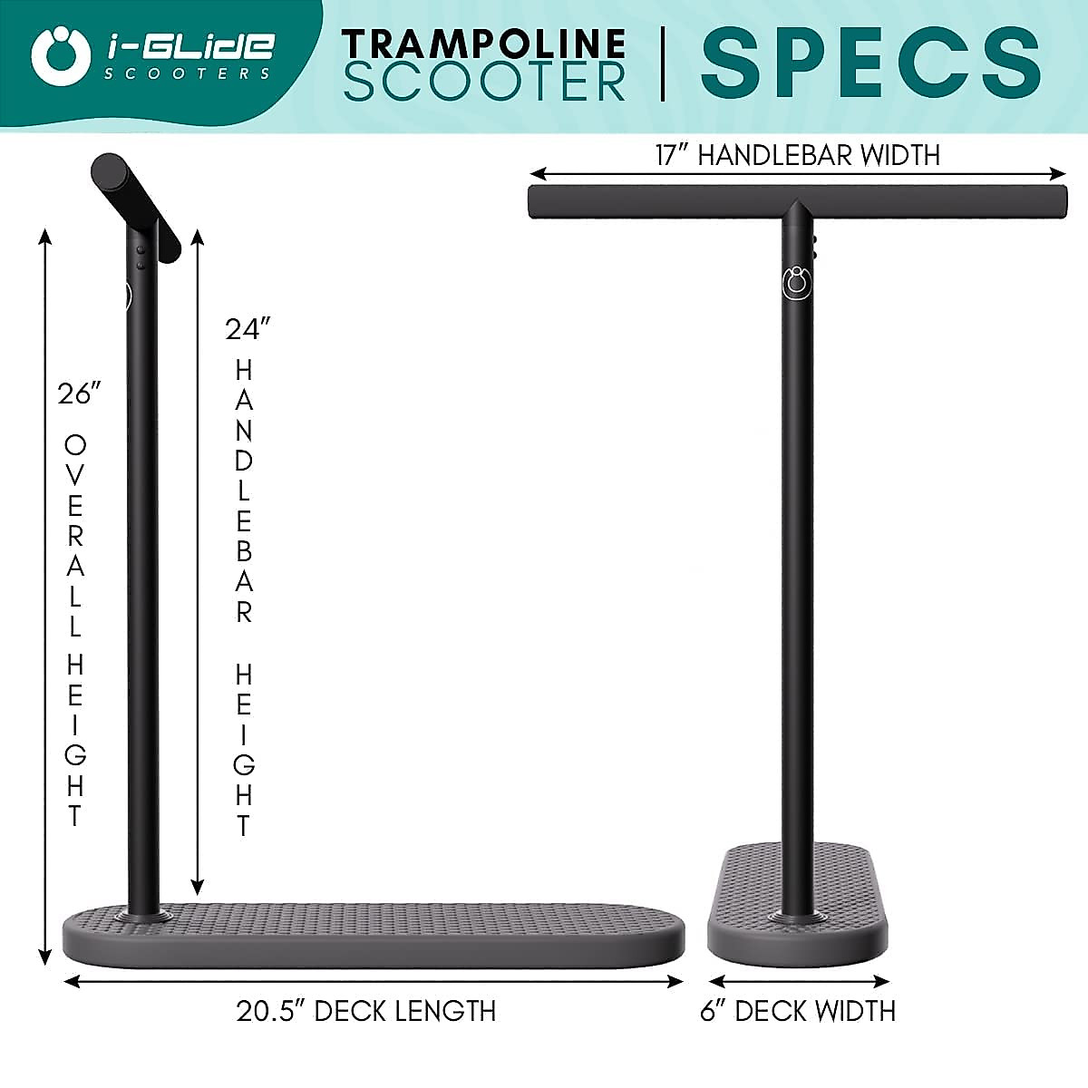 Trampoline Professional Scooter - Pro Scooters - Stunt Scooters for Kids, Teens - Quality Foam Scooter Deck, Pro Scooter Bars - Super Lightweight - Ready 2 Ride Trick Scooter…