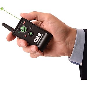 DSAN PerfectCue Micro Ultra Compact Cue Light Remote Presentation Controller with PC-AS4 3-Button & Green Laser Wireless Transmitter