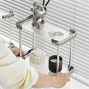 Storage Rack Bathroom Rack Desktop Dressing Table Cosmetics Bathroom Shelf Toilet Wash Hand Washing Countertop (Color : D, Size : Multi-Layer)