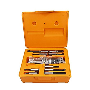 9pcs 2" Boring Head R8 Shank 1/2" Carbide Boring Bar Set Milling