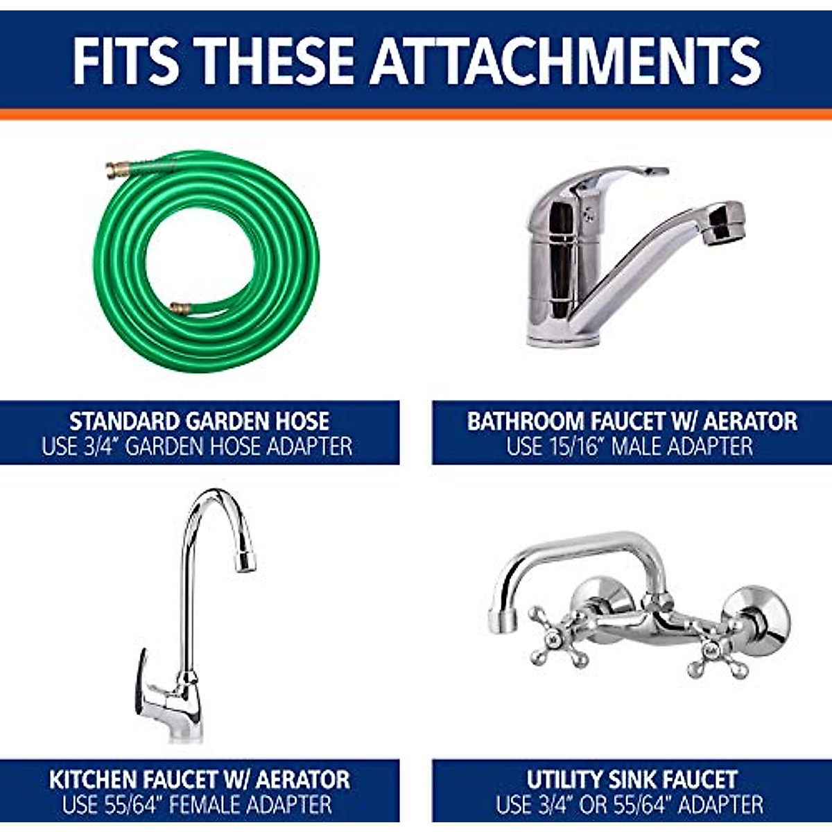 Aqueon Aquarium Water Changer Faucet Adapter