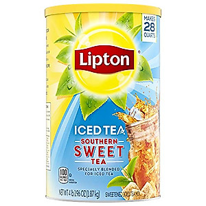 Lipton Iced Tea Mix, Southern Sweet Tea, 28 qt