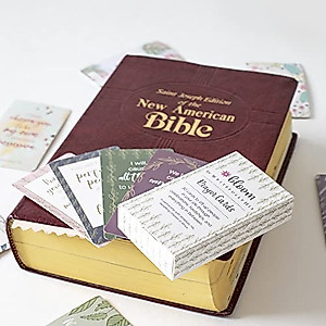 bloom daily planners Writefully His Prayer Card Deck (Pack of 30) - Inspirational Christian Bible Verses for Women - Scripture Encouragement Mini Quote Cards - Assorted Designs - 2” x 3.5”